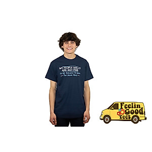 My People Skills are Fine Humor Sarcasm Funny T Shirt XL Black