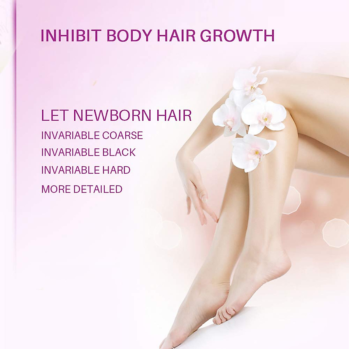 Women Hair Removal Foam Mousse, Natural Painless Permanent Spray Body Depilatories Gel Cream For Women Body Hair Foam Mousse Creams Depilatories