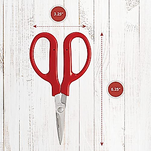 Maine Man Crab Seafood Scissors, Japanese Stainless Steel Blades, 6.25-Inches x 3.25-Inches