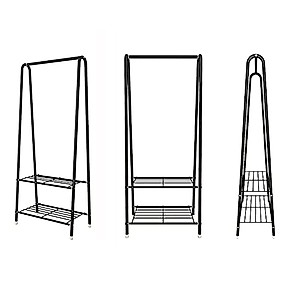 WEECRON Small Clothes Rack Clothing Racks for Hanging Clothes Garment Rack Clothes Hanger Rack,White