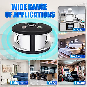 Careland Squirrel Repellent Rodent Repellent, 360°Mouse Ultrasonic Plug in Pressure Wave Pest Deterrent Control Chaser Squirrels Mouse Mice Rats and Other Rodents for Indoor Use Black-1,361N