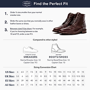 Men's Captain Lace-Up Boot, Brandy, 12