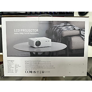 Projector with WiFi, Native 1080P Portable Outdoor Projector 4K Supported, 400 ANSI PARIS RHÔNE Movie Mini HD Projector for Home, 220” 12000L Built-in Speaker, Compatible with TV Stick/iOS/Android/PS5