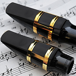 3pcs Plastic Alto Saxophone Mouthpiece Reeds 2.5 Reed, Sax Parts Repair Reed Accessory Black