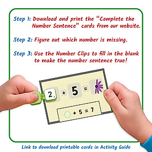 hand2mind Learn My Numbers Fine Motor Clips, Kids Clothespin Activities, Fine Motor Toys, Learning Numbers for Toddlers, Toddler Numbers and Counting, Preschool Learning Activities, Montessori Math