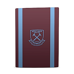 Head Case Designs Officially Licensed West Ham United FC Jersey 2020/21 Home Kit Vinyl Faceplate Sticker Gaming Skin Case Cover Compatible with Sony Playstation 5 PS5 Digital Edition Console