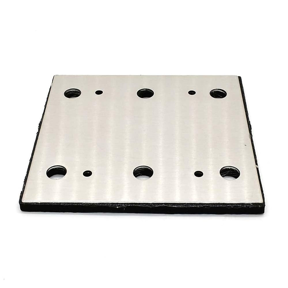Superior Pads and Abrasives SPD19 1/4 Sheet, 6 Hole Stick on Square Sanding Pad replaces Milwaukee 14-67-0275, Ridgid 200202538
