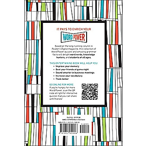 Reader's Digest Word Power Is Brain Power: More Than 100 Quick Quizzes and Fun Facts (Readers Digest Magazine)