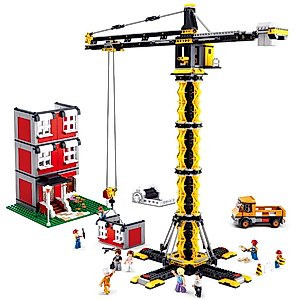 Sluban M38-B0555 Vehicle Blocks Engineering Bricks Toy – Tower Crane