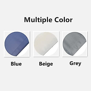 GOJOOASIS 4 Panel Room Divider Folding Privacy Screen Home Office Dorm Decor (Grey)