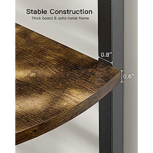 Pipishell 5 Tier Corner Shelf and 4 Tier Ladder Shelf