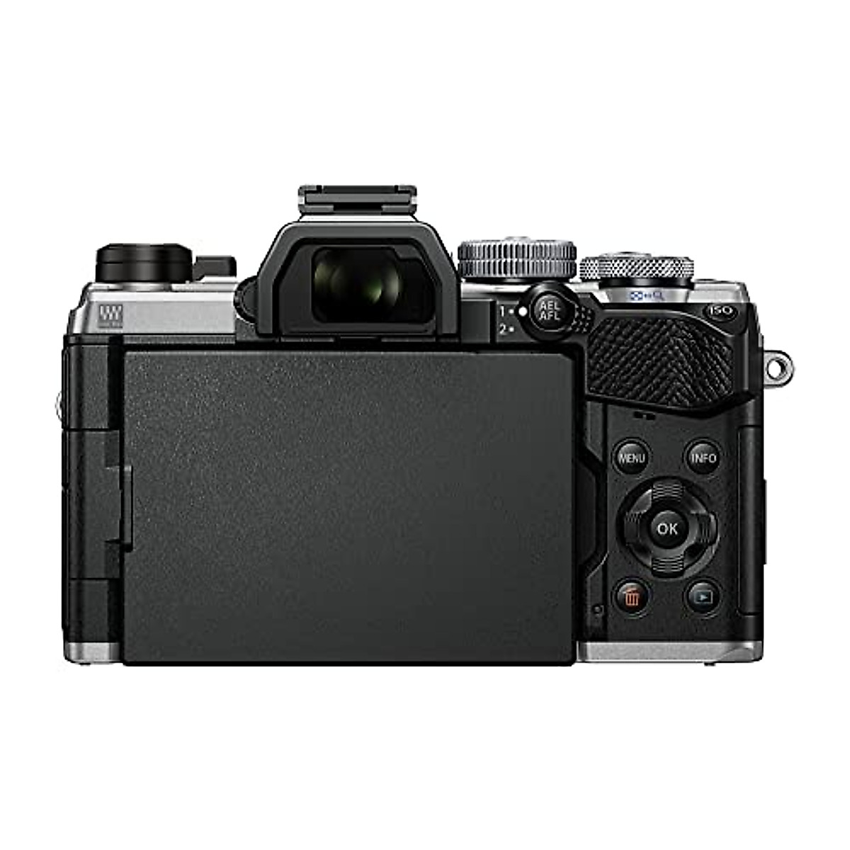 OM System OM-5 Silver Micro Four Thirds System Camera Outdoor Camera Weather Sealed Design 5-Axis Image Stabilization 50MP Handheld High Res Shot