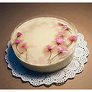 DECORA 180 Pieces White Round Paper Lace Doilies for Birthday Party and Wedding Tablewear Decoration 3.5inch,4.5inch,5.5inch