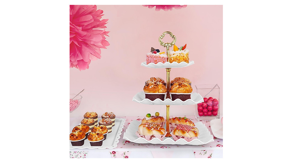Elegant 5 Pcs Dessert Table Display Set for Events