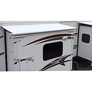 RV Slide Out Awning Fabric White (80)
