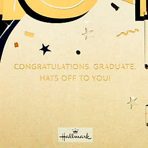 Hallmark Paper Wonder Graduation Pop Up Card (Accordion Fold Congrats)