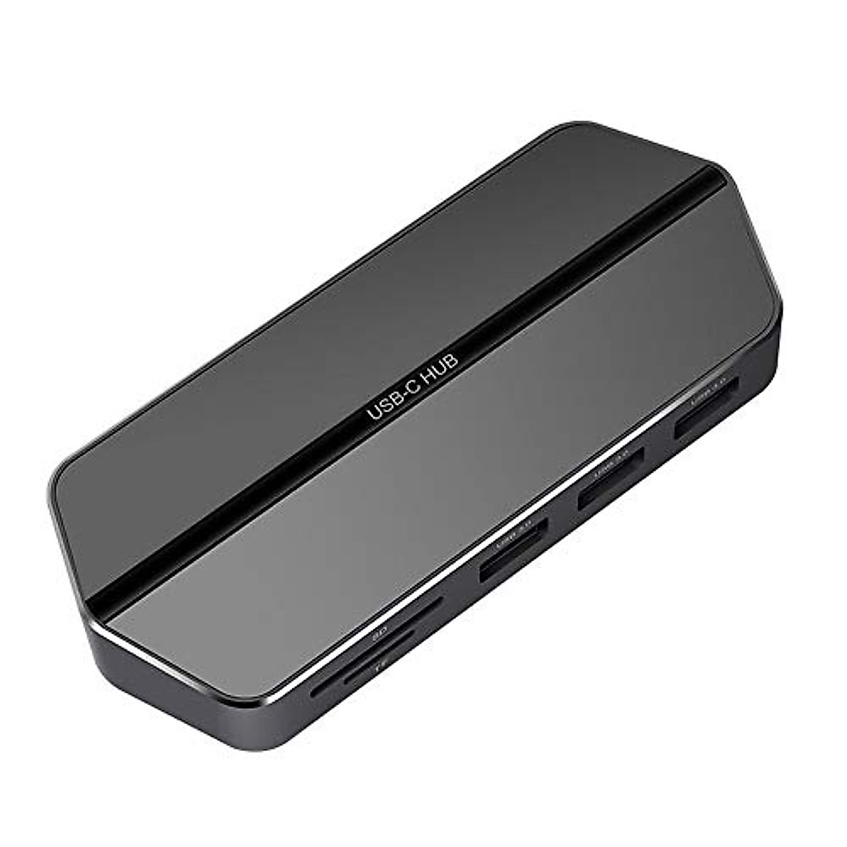 ZPLJ High-Speed 9 in 1 USB 3.0 Hub with Ethernet Port 4K HDMI 3 USB 3.0 and PD Charging 3.5mm Audio Support SD TF Card Reader Compatible for Flash Drive Laptops USB Hub Adapter Portable