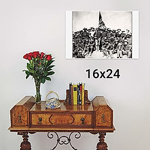 History Prints Teddy Roosevelt & the Rough Riders - Spanish-American War Poster - 16 x 24 inches