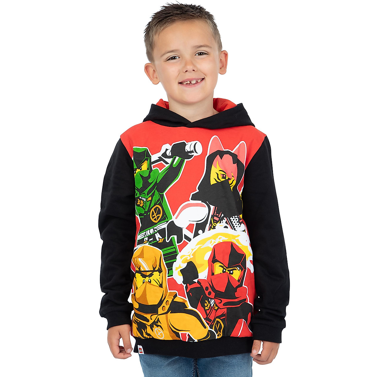 Lego Ninjago Boys' Lego Ninjago Hoodie Size 8 Multicolored
