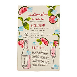 Mud Pie Watermelon Drink Recipe Towels, 26" x 16 1/2"