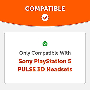 WC Freeze Ps5 V2 - Cooling Gel Earpads Compatible with Sony PS5 Pulse 3D Headphones by Wicked Cushions | Increased Ear Opening, Thickness, Comfort & Sound Isolation for Epic Gaming | Black