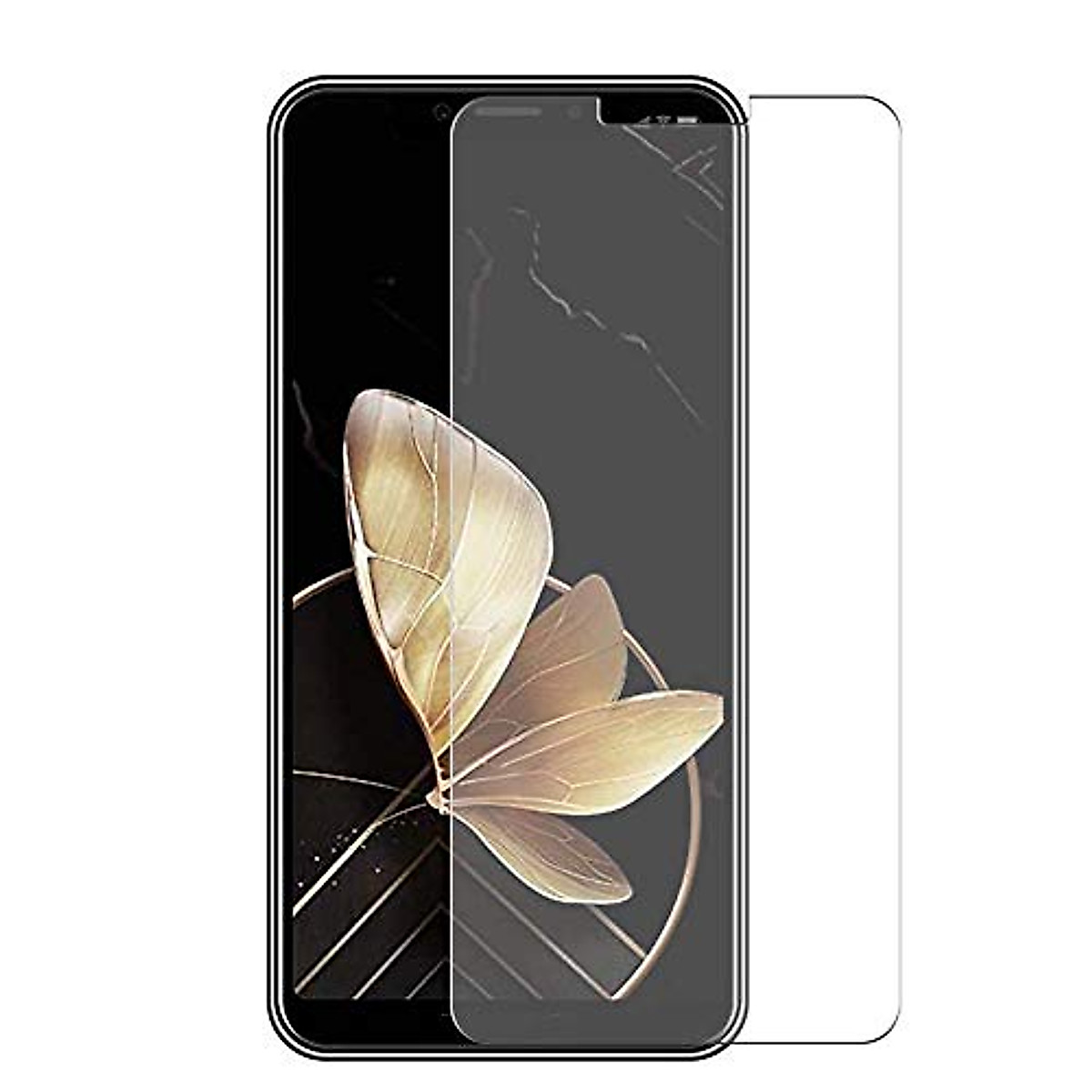 Puccy 4 Pack Anti Blue Light Screen Protector Film, compatible with Panasonic ELUGA Y TPU Guard （ Not Tempered Glass Protectors ）