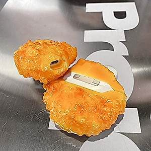 Cute 3D Cartoon Case Compatible with AirPods Pro, Creative Food Hamburg Design Unique Fun Soft Silicone Shockproof Protective Case for AirPods Pro (Chicken Nuggets, AirPods Pro)