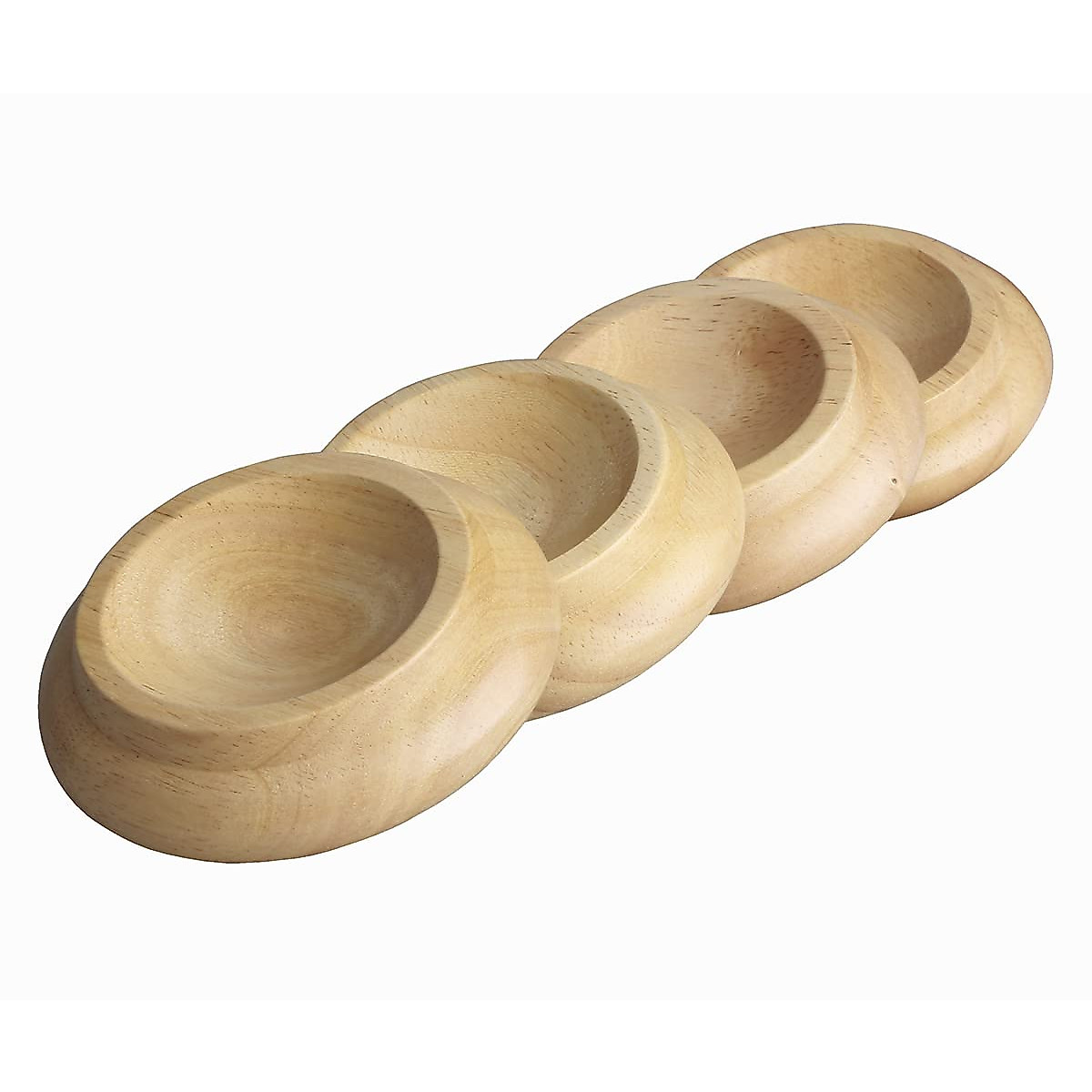 4 Pcs Solid Wood Upright Piano Caster Cups,Furniture Caster Cups,HilerPunk Sofas Beds Chairs Wheel Caster Cups Pads,with Non-Slip & Anti-Noise Felt Pads,for Hardwood Floor Protectors-Natural Wood