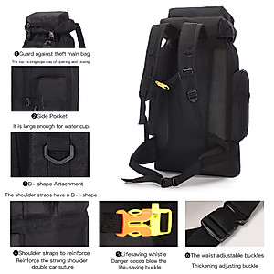 100L Hiking Camping Backpack Tactical Backpack for Men Large Survival Hunting Waterproof Backpack Molle Rucksack Military Camping Backpacking Daypack