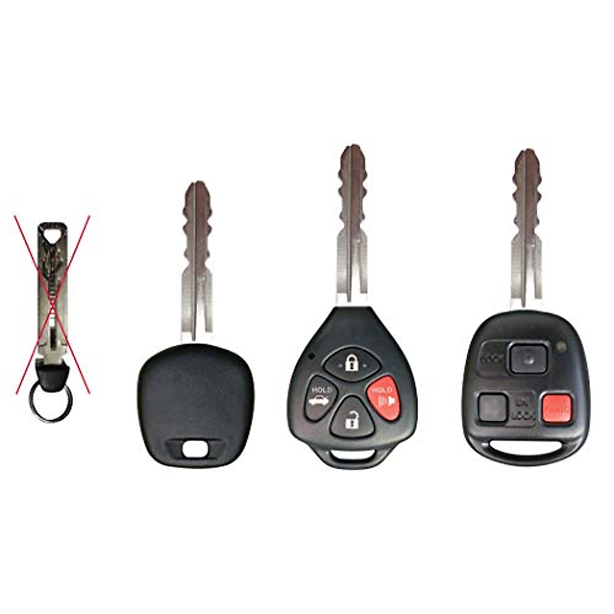 BOLT 7023584 5/8" Receiver Lock for Toyota Keys