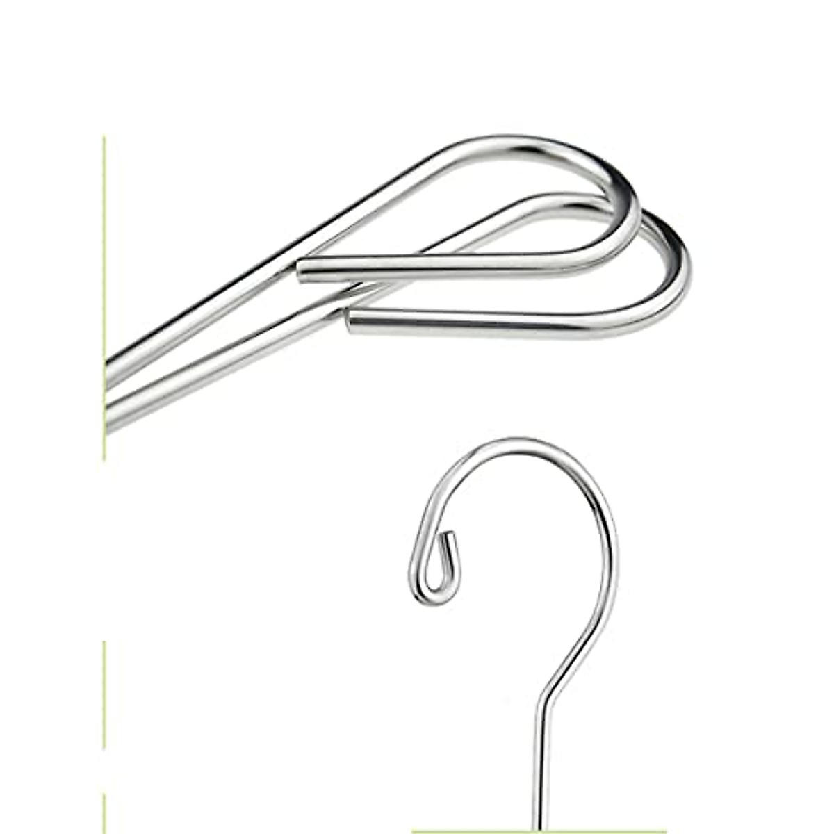 【3-Pack】 Waikas Space Saving Hangers for Shoes, 23cm, 304 Stainless Steel