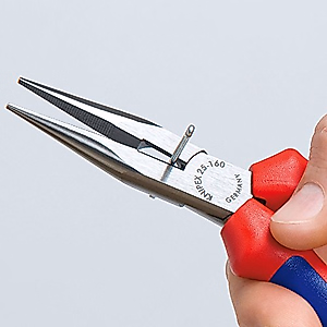 KNIPEX - 25 01 160 Tools - Long Nose Pliers With Cutter (2501160), 6-1/4 inches