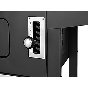 Royal Gourmet CD1824AC 24 Inch Charcoal Grill BBQ Outdoor Picnic, Patio Backyard Cooking, with Cover, Black