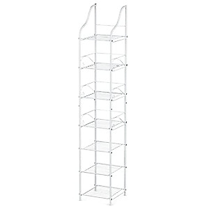 Collections Etc Lovely 7 Tier Decorative Metal Scrollwork Design Shelf