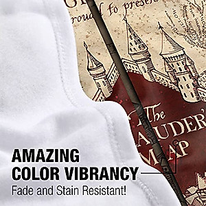 Harry Potter Soft Fleece Baby Blanket for Infant Toddler, All Season Cozy Crib Throw 30"x40" Folded Map