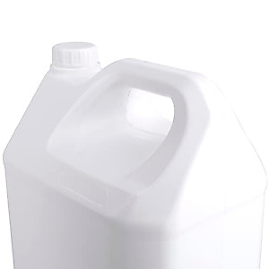 Nicunom Plastic Jug 2.5 Gallon, Water Jug with Lids F-Style Storage Jug Heavy-Duty HDPE Containers for Water, Sauces, Soaps, Cleaning Solutions, Liquids