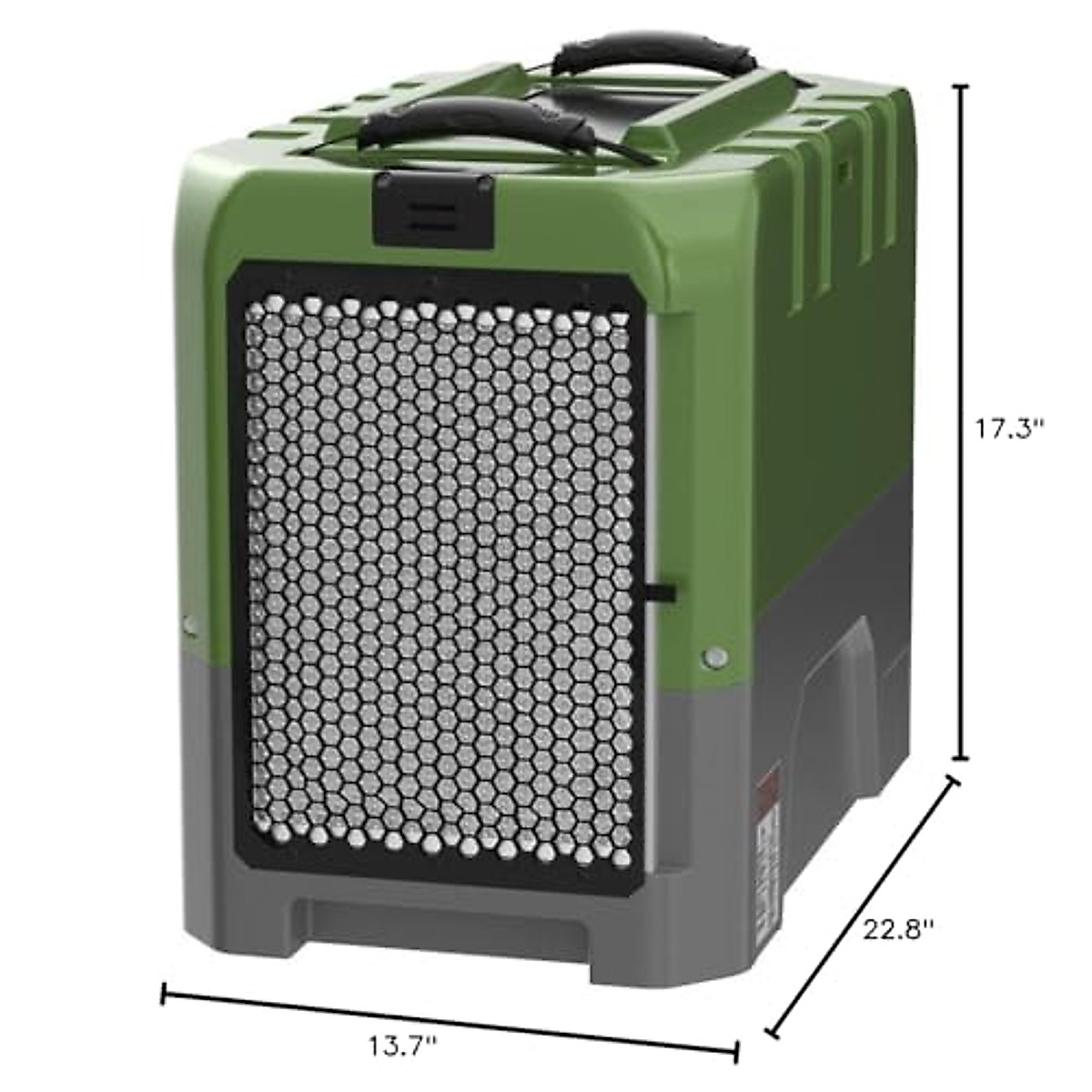 ALORAIR Smart WiFi LGR Dehumidifier with Hose, Commercial Dehumidifier with Pump, 5 Years Limited Warranty, cETL Listed, up to 180 PPD (Saturation), 85 PPD at AHAM, Flood Repair, Green