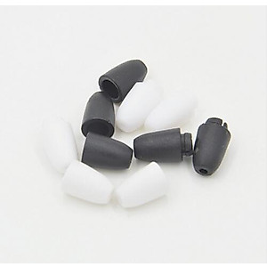 Sopeace 50pc Break Away Safety Clasp for Teething Necklaces and Bracelets Plastic Breakaway Clasps for Necklace (White)