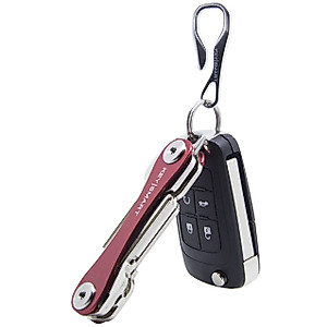 KeySmart Key Dangler - Clip Your KeySmart to Anything (Stainless Steel, Regular Size)