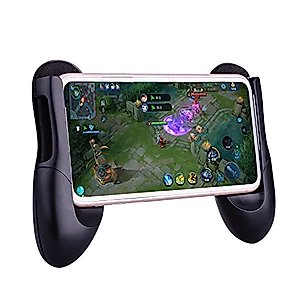 4.5-6.5 inch Mobile Phone Game Joystick Spiral Mini Joystick Game Handle Grip Controller Rocker Joypad Foldable Stand Holder L1R1 Mobile Game Trigger Joystick Gamepad for 4.5-6.5 inch Cellphones…