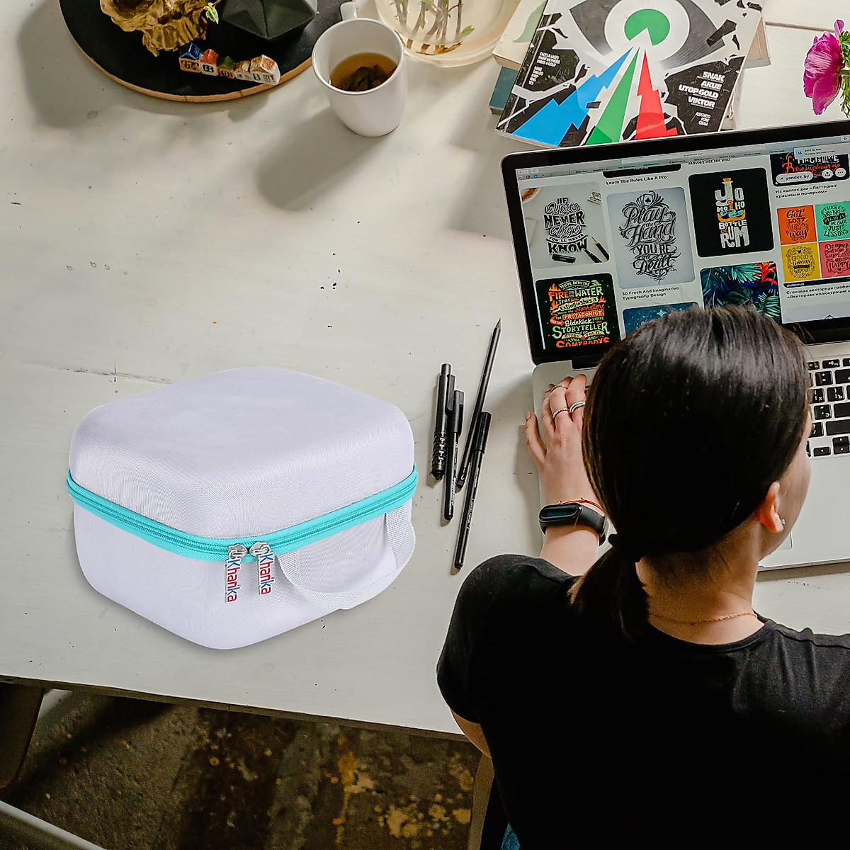 Khanka Hard Carrying Case Replacement for Cricut Joy Machine - A Compact, Portable DIY Smart Machine, Case Only