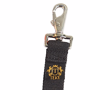 T TEKE Cotton Elastic Leg Straps for Horse Blankets & Sheets Replacement, Adjustable, Removable, Easy on/Off with Double Swivel Snaps (Pairs)