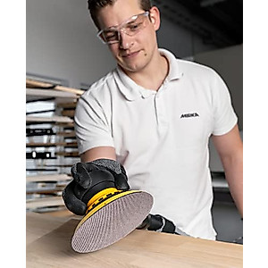 Mirka 9A-241-080 6-Inch 80 Grit Mesh Abrasive Dust Free Sanding Discs, Box of 50 Discs