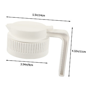 Hemoton 2pcs Mason Jar Pour Lids Flip Top Glass Bottle Glass Drinkware Wide Mouth Glass Jars Handheld Mason Jar Lid Plastic Mason Jar Caps Mason Jar Cover Mason Jar Accessories Clamshell