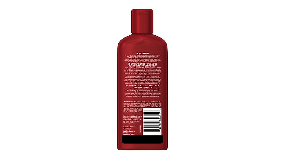 Vidal Sassoon Pro Series Shampoo for Smooth, Sleek Hair