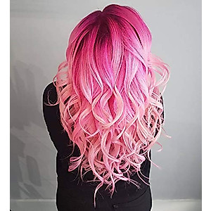 ARCTIC FOX Vegan and Cruelty-Free Semi-Permanent Hair Color Dye (8 Fl Oz, VIRGIN PINK)