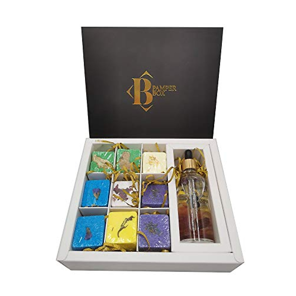 Set of 9 Shower Steamers Aromatherapy Shower Bombs with Organic Lavender Essential Massage Oil. Sinus Clearing Relaxation Gift for Women and Men. Shower Accessories for Women