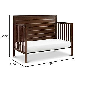 Carter's by DaVinci Morgan 4-in-1 Convertible Crib in Espresso, Greenguard Gold Certified