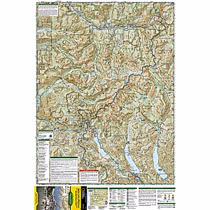 Alpine Lakes Wilderness Map [Mt. Baker-Snoqualmie and Okanogan-Wenatchee National Forests] (National Geographic Trails Illustrated Map, 825)