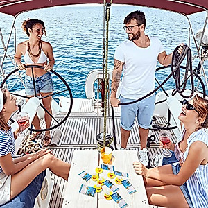 Duck Tag Cruise Kits Includes Rubber Sailing Ducks for Cruise Ships, Duck Tag Cruise Ducking Game Carnival Rubber Duck Duck Tag Card and Rubber Bands for Hiding Carnival (60)